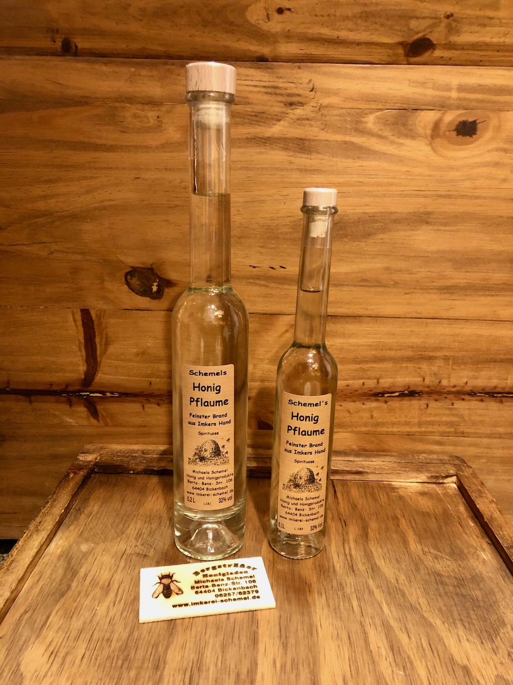 Honig Pflaume-Brand - Imkerei Schemel